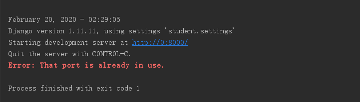 Error: That port is already in use.端口占用-CSDN博客