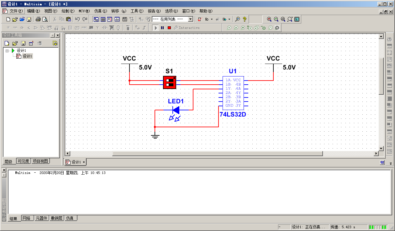 multisim 或门74ls32_74ls32在multisim仿真中的作用-CSDN博客