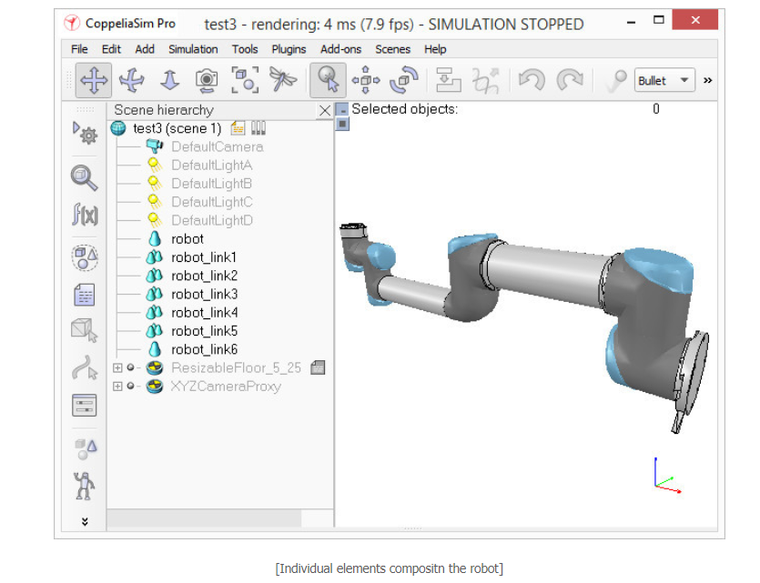 CoppeliaSim UR5 实例（1）简化模型_coopeliasim-CSDN博客