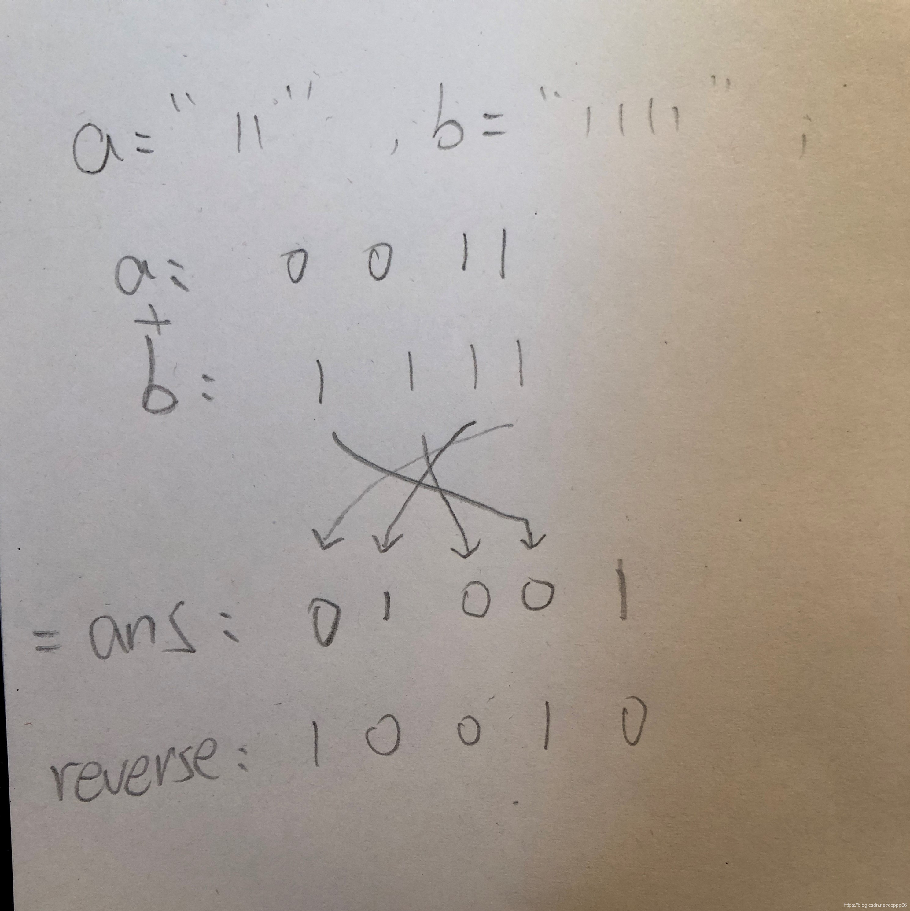 如何给定两个二进制字符串,返回他们的和(用二进制表示)给定两个二进制字符串返回他们的和老邓coding的博客 Csdn博客