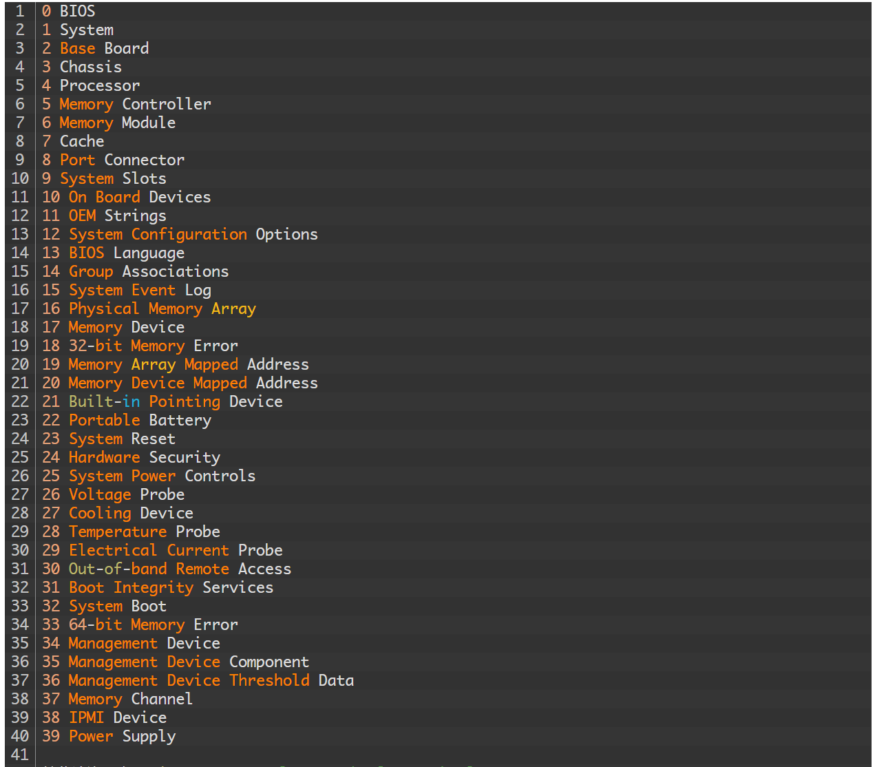 Linux 下 dmidecode 命令获取硬件信息_dmidecode查看disks-CSDN博客