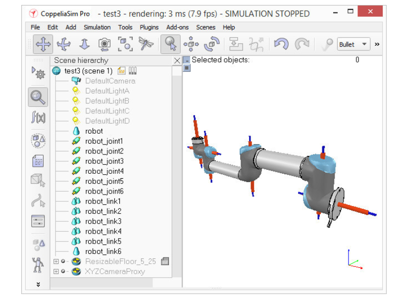 CoppeliaSim UR5 实例（2）建立关节_coppeliasim更改编辑器-CSDN博客