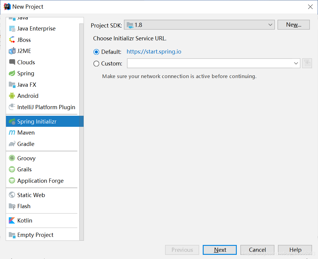 Spring Boot实践之三 在idea中使用spring Initializr方式构建spring Boot项目idea Sping Initializr Spring Boot Csdn博客
