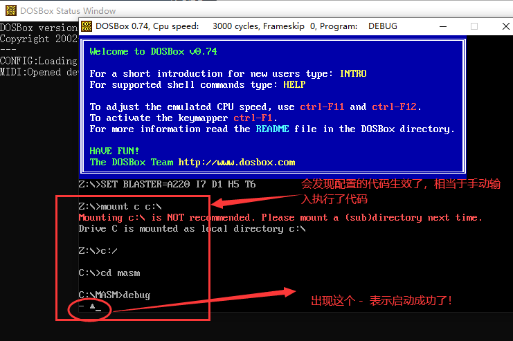 windows10安装Dosbox使用debug模式（汇编）-CSDN博客