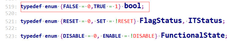 STM32 如何使用bool类型_stm32 bool类型-CSDN博客