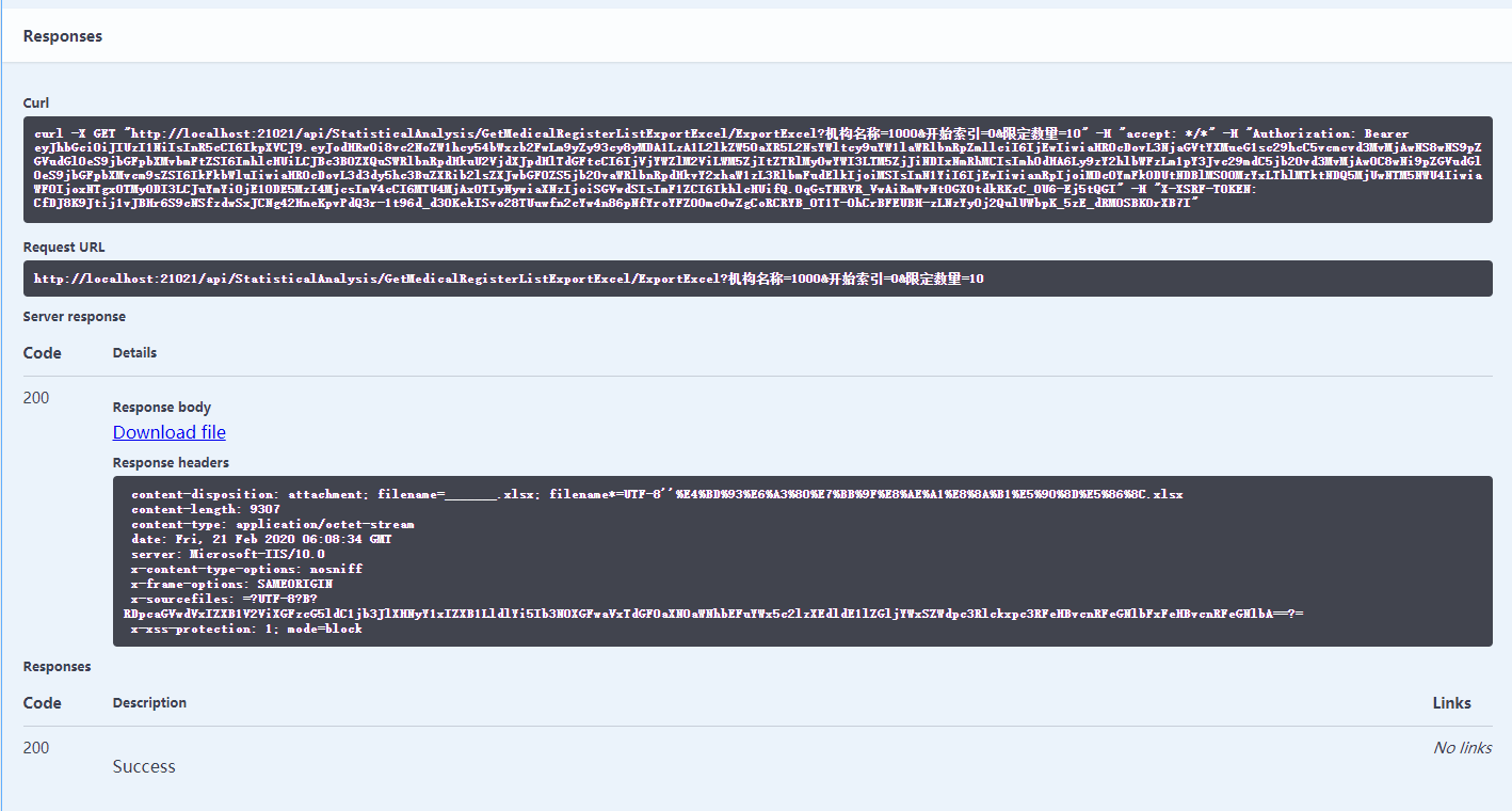 .net core webapi 导出excel(两种方式EPPLUS、NPOI)，返回下载地址或文件流_net restful 返回 excel-CSDN博客