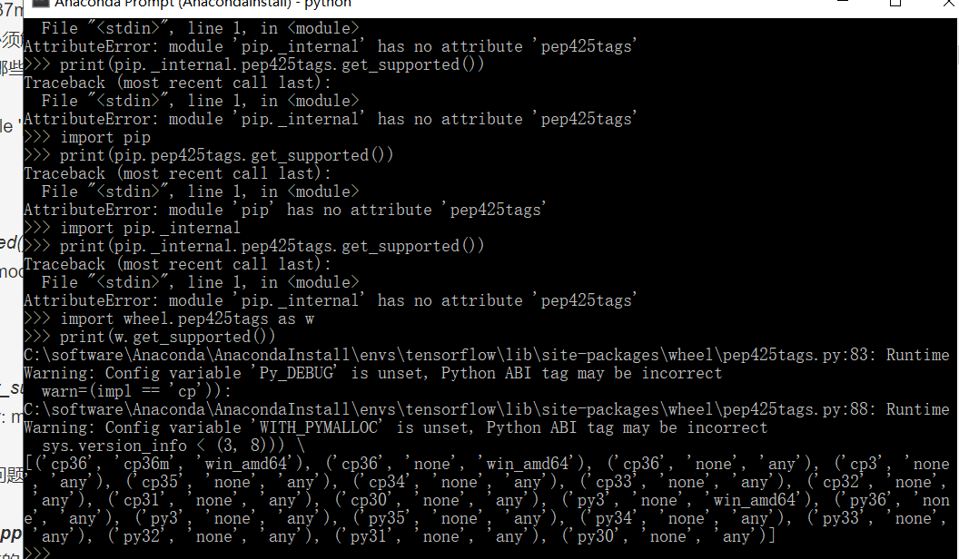 Module Pip Has No Attribute