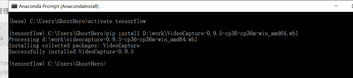 安装VideoCapture详细教程及module‘pip’ has no attribute ‘pep425tags’细解决办法_no module named 'videocapture ...