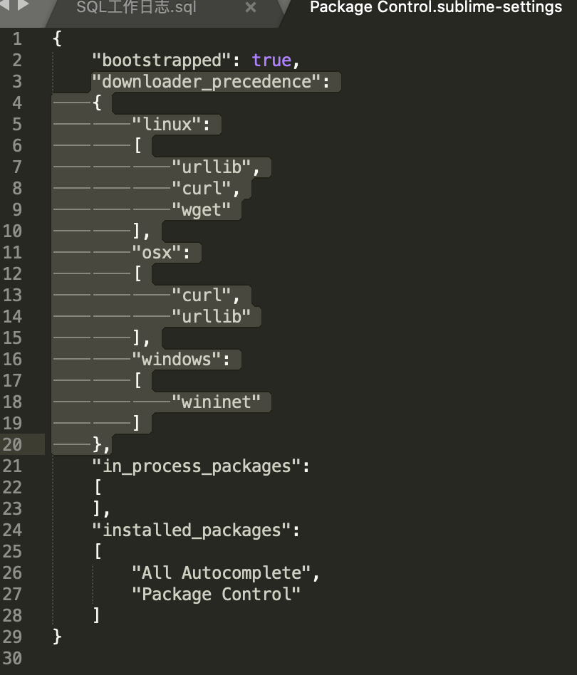 sublime text3 安装插件时 ignored packages updated to: ["Vintage"] 报错解决方法_sublime text ignored ...
