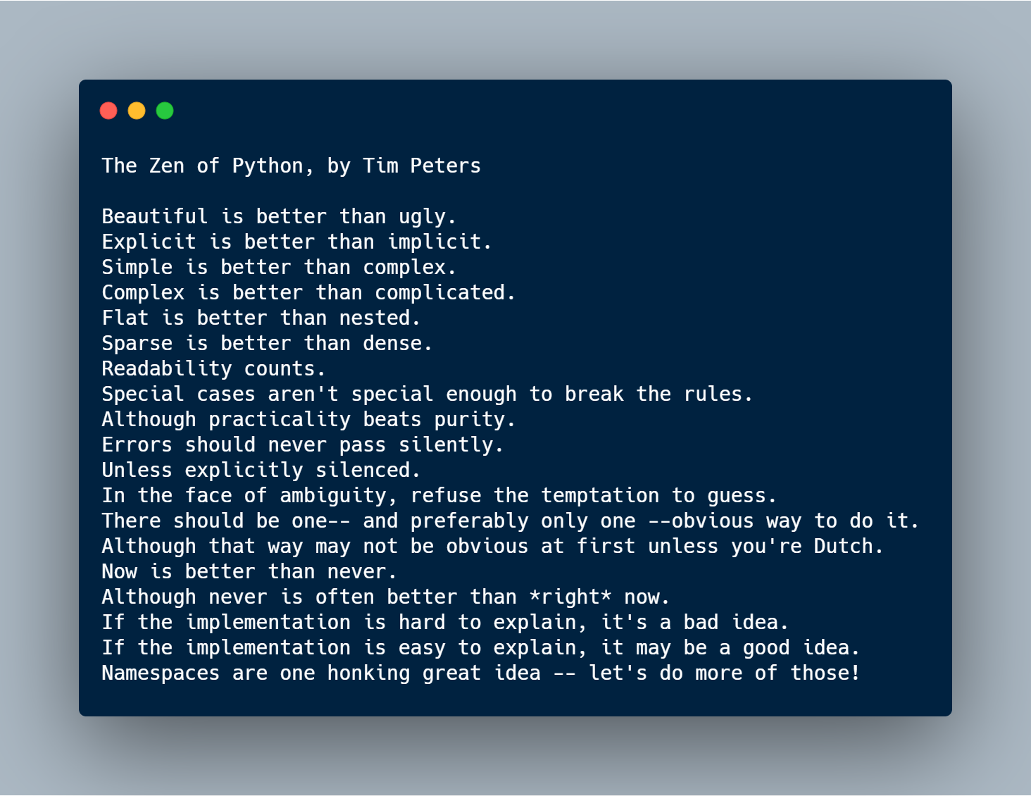 Python之禅and编码规范and一键排版python排版规范 Csdn博客 