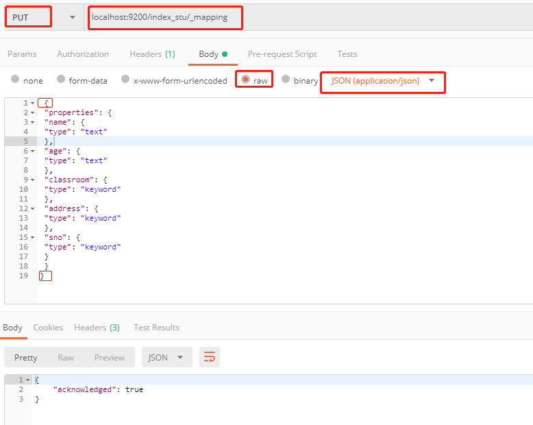 【elasticsearch】映射的使用+postman_es postman 导入mapping 命令-CSDN博客