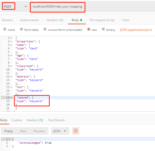 【elasticsearch】映射的使用+postman_es postman 导入mapping 命令-CSDN博客