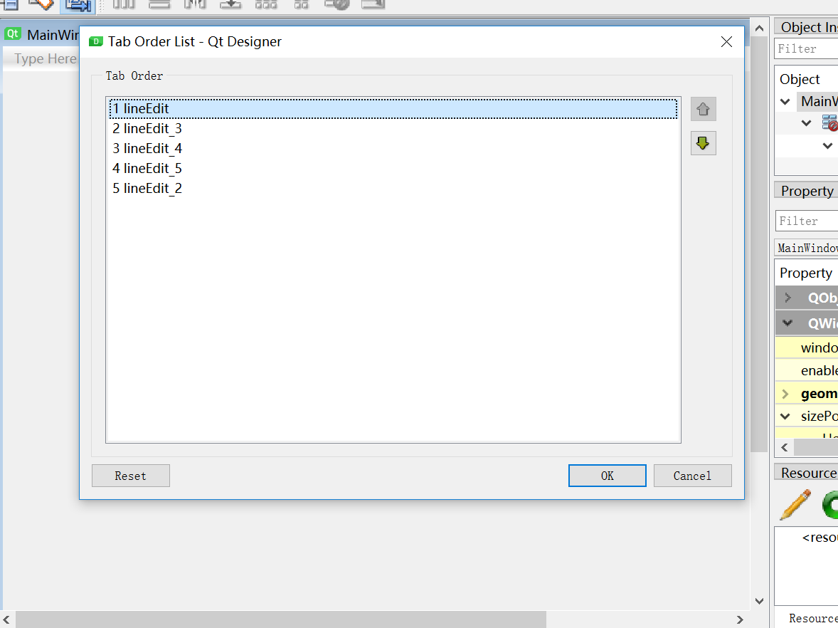 Qt Designer修改控件的Tab顺序_qt 界面 tab 不按顺序-CSDN博客