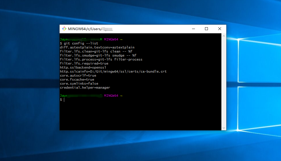 window10安装Git2.25.1和配置Git全局用户名和邮箱_JaymzMao的博客-CSDN博客_git安装过程