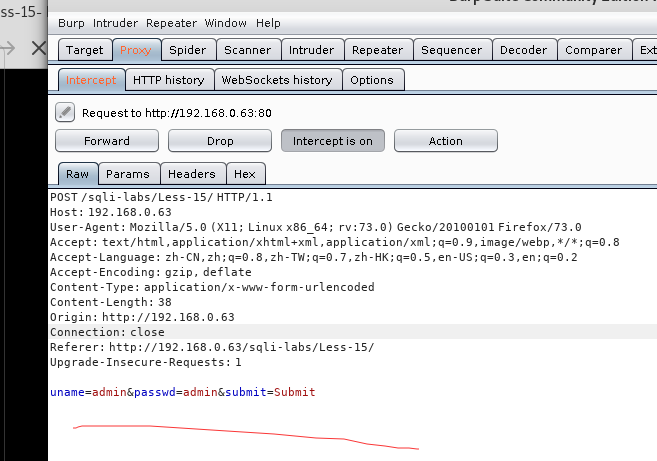 sql注入——利用burpsuite进行post注入_burpsuite post-CSDN博客
