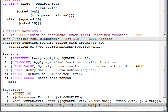 265common Lisp Flet与labelscommon Lisp Label Csdn博客