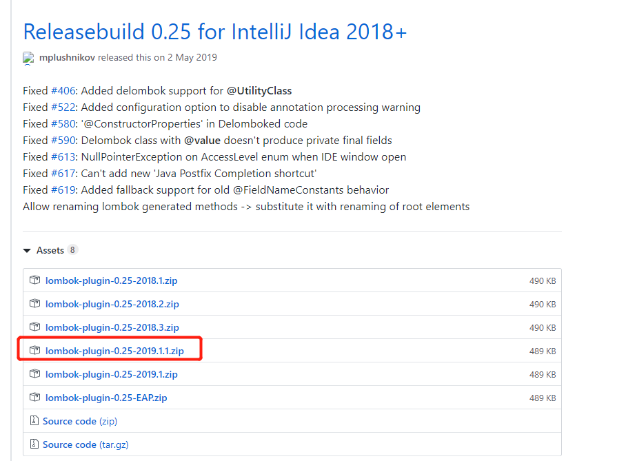 IDEA 2019 离线安装lombok插件_lombok-intellij-plugin 0.25-CSDN博客