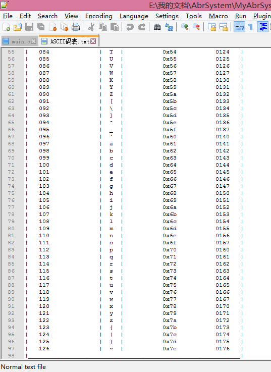 C用轻松打印出一个属于自己的ASCII码表_打印ascii对照表c语言-CSDN博客