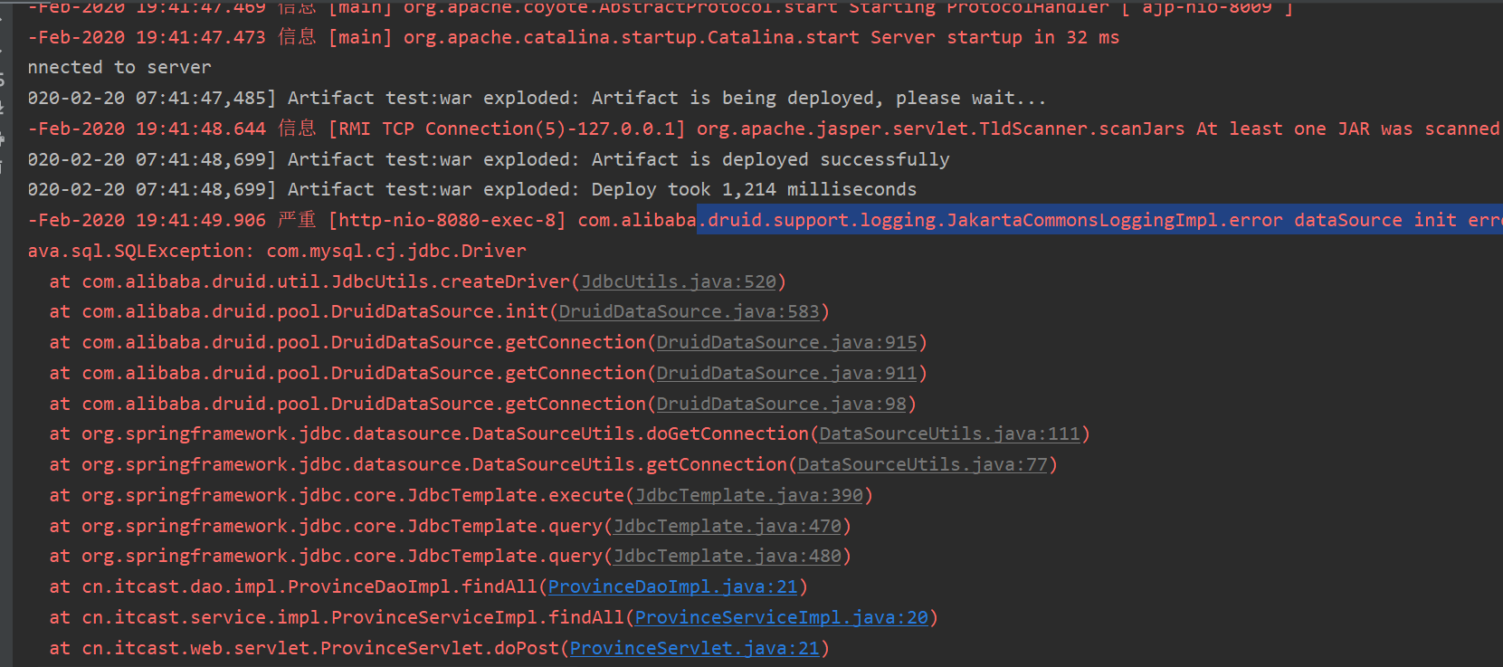 （已解决）解决问题：dataSource init error java.sql.SQLException: com.mysql.cj.jdbc.Driver和一些mysql连接jar包的问题 ...