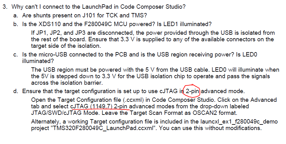 CCS 连不上F280049C Launchpad 的问题_c2000f28069m连接不上-CSDN博客