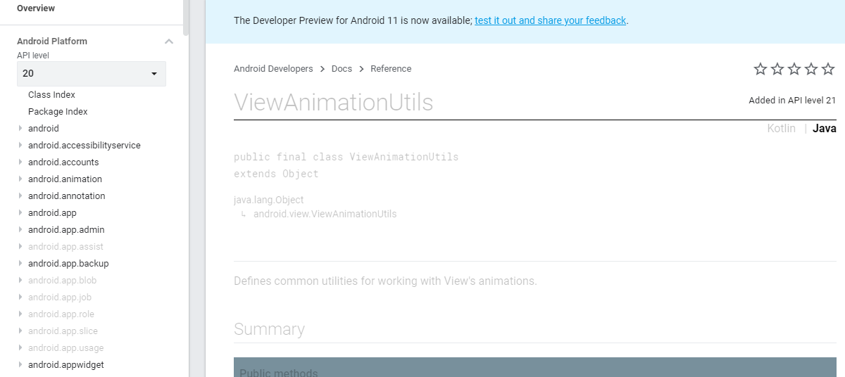 Android怎么查阅官方的开发者文档（How to browse Android official Docs）_查看安卓官方文档-CSDN博客