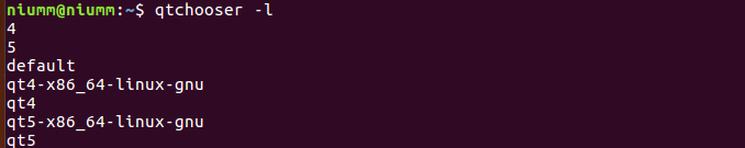 Ubuntu16.04修改Linux系统默认Qt版本号，使用qtchooser工具方法，不修改配置文件_qmake --version-CSDN博客