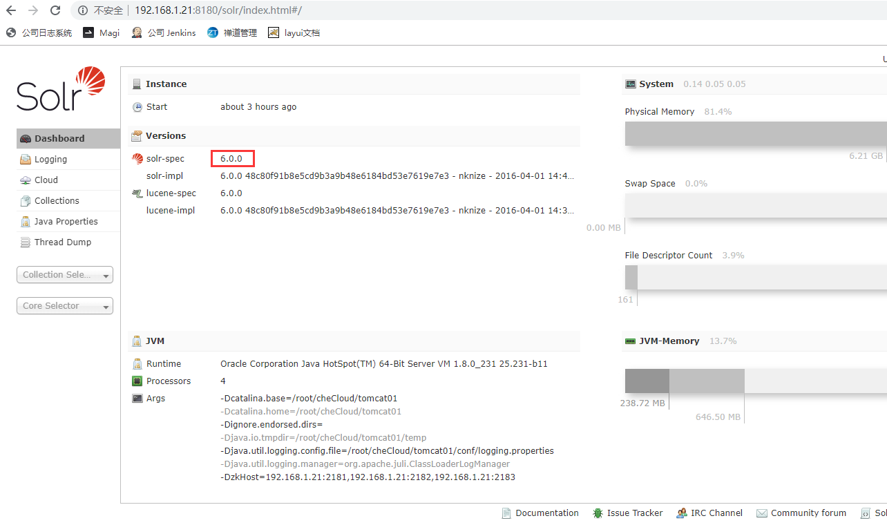 Solr查询报错：org.apache.solr.common.SolrException: Collection not found 处理_collection not found ...