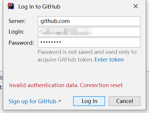 IDEA连接GitHub解决Incorrect Credentials 401,Invalida Authentication data问题_idea 社区版2023 访问git本地仓库401 ...