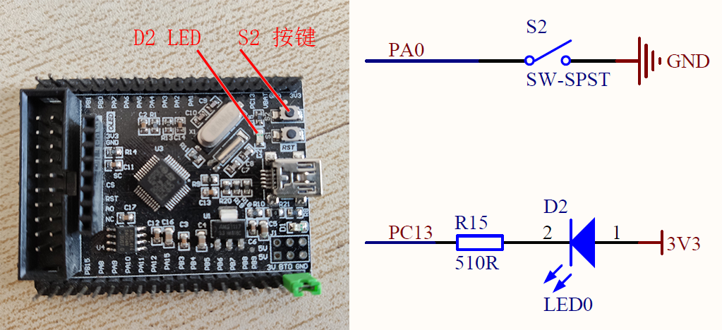 【STM32F103笔记】3、按键与矩阵键盘_矩阵键盘与stm32单片机接线原理图-CSDN博客