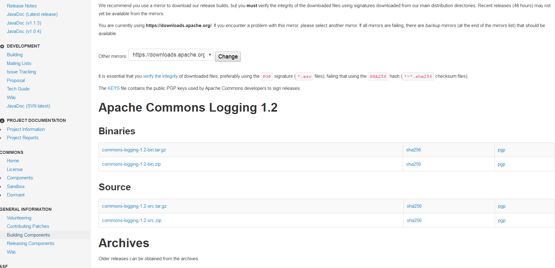 如何从Apache官网下载自己需要的依赖包_org.apache.soap 依赖下载-CSDN博客