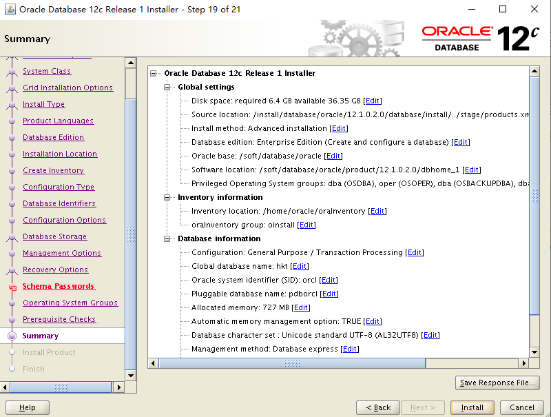 Linux版本Oracle12c图形化界面安装_linux中图形化安装oracle12c-CSDN博客
