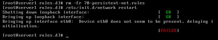 Linux系统中解决Device eth0 does not seem to be present,delaying initialization问题_device(eh0 ...