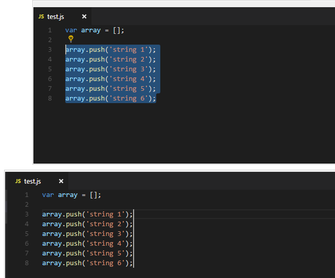 How to edit multiple places at the same time in VisualStudio Code? Three methods for editing ...