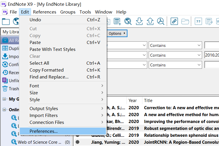 EndNote笔记（二）——管理文献_elegantoo的博客-CSDN博客_endnote文献笔记