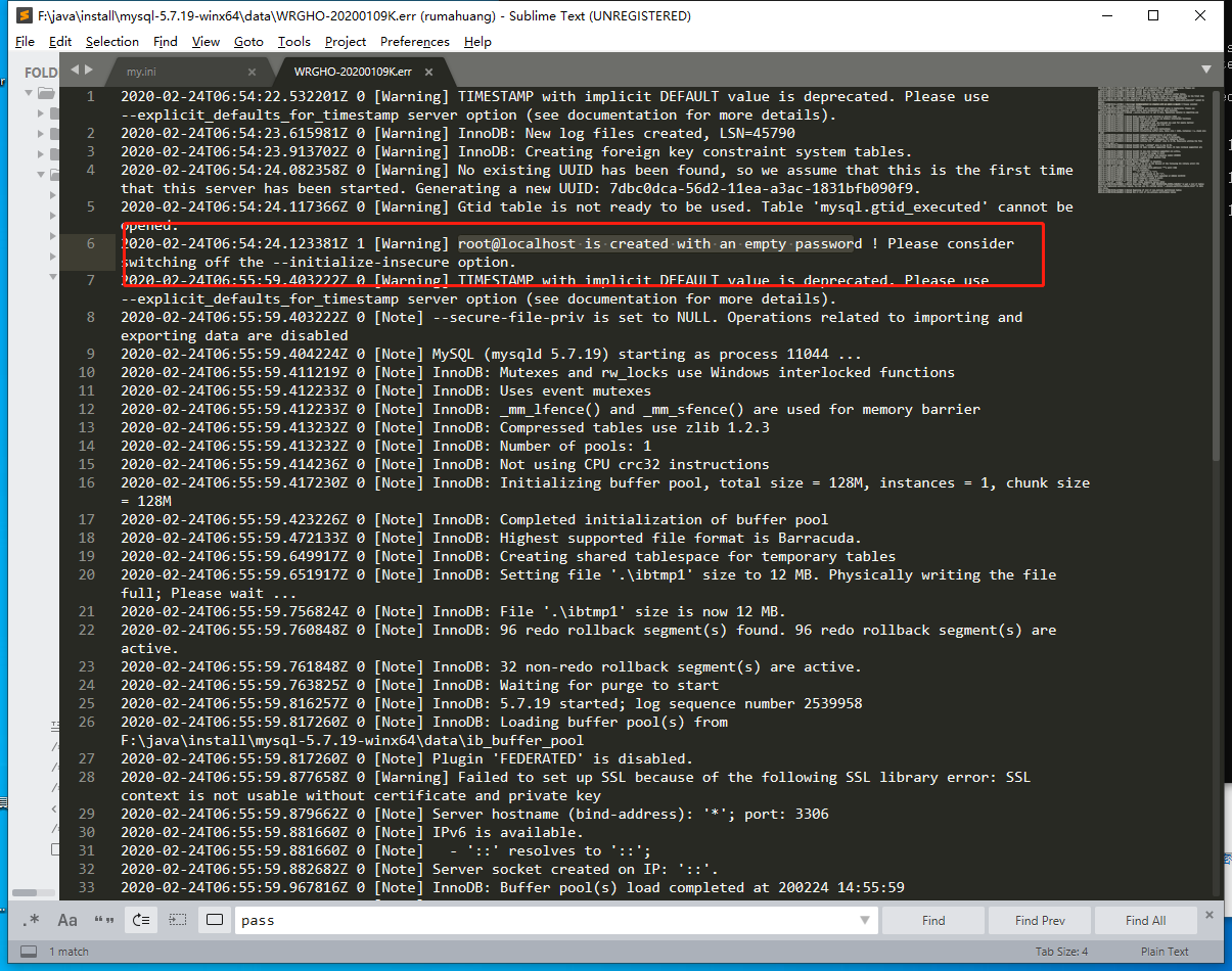 mysql5.7以上版本配置及my.ini的详细步骤_my-default.ini-CSDN博客