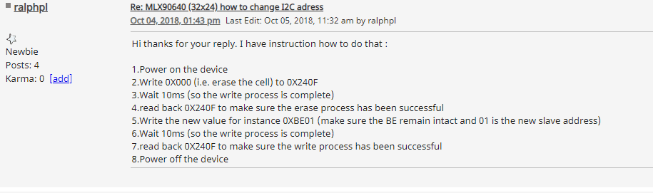 迈莱芯MLX90640修改设备地址方法，I2C挂载多个MLX90640_python i2c读取 mlx90640数据-CSDN博客