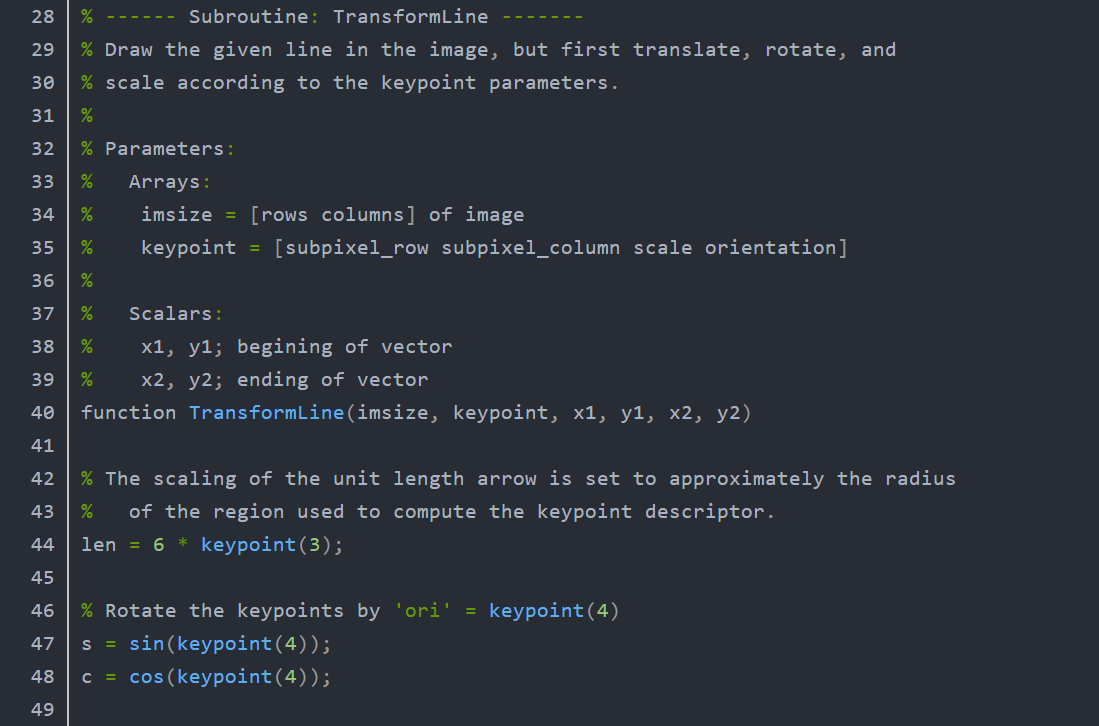 MATLAB实现SIFT详解——MATLAB官方sift.m解读_matlab自带的sift算法-CSDN博客