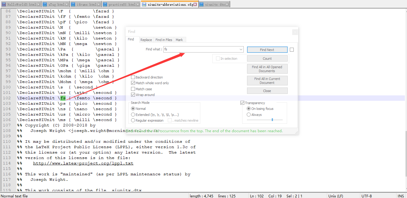 Latex引入新宏包siunitx导致的报错：Command \fs already defined. \newcommand{\fs}{\CJKfamily{fs}}_latex ...