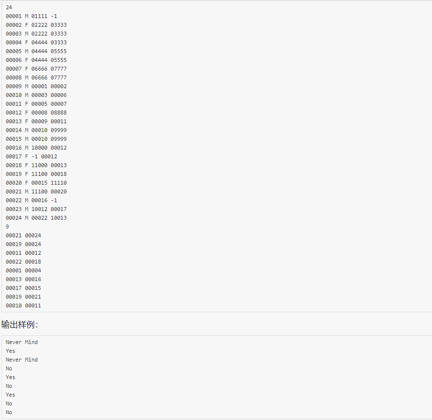 【DFS或BFS】之L2-016 愿天下有情人都是失散多年的兄妹 详解-CSDN博客
