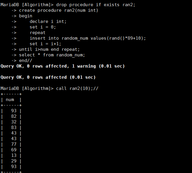 Mysql：利用循环生成10个分布在10到99之间的整数 Mysql随机生成数字10到99 Csdn博客