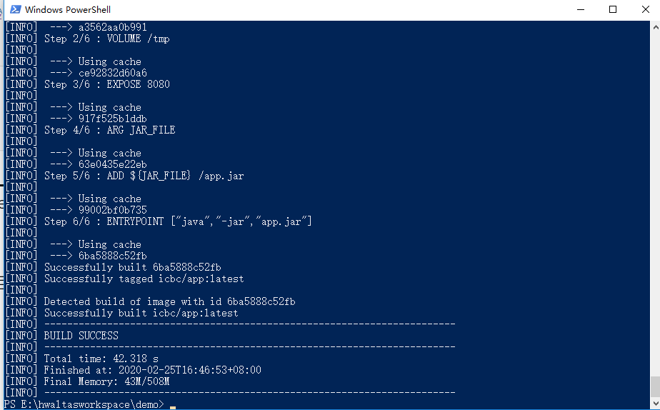 Maven将springboot工程打包成docker镜像_mvn clean package docker:build-CSDN博客