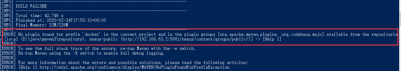 Maven将springboot工程打包成docker镜像_mvn clean package docker:build-CSDN博客