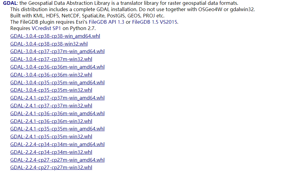 Python 3安装GDAL库总结_python gdal2.4.1-CSDN博客