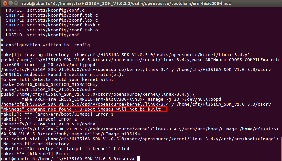 从搭建海思Hi3516A开发环境到成功编译osdrv整个目录走过的坑……_海思3536sdk的编译需要哪些依赖库-CSDN博客