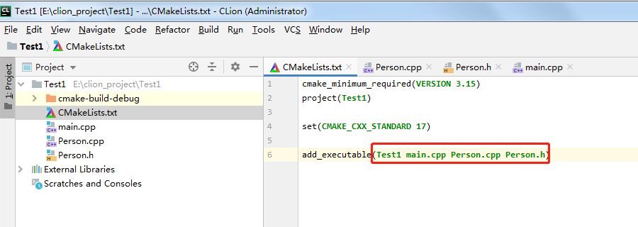 CLion 报错This file does not belong to any project target,code insight ...