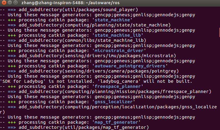 autoware 使用Bug汇总_flycapture sdk' is not installed. 'grasshopper3_ca-CSDN博客