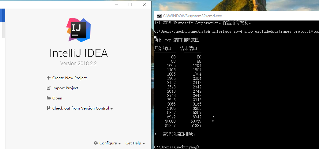 Docker Desktop for Windows 坑 Idea 启动报错：Address already in use: bind_docker run -d -p 8097:8080 ...