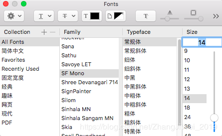 Mac中Xcode如何更改编辑器文本字体大小_xcode15界面字体-CSDN博客