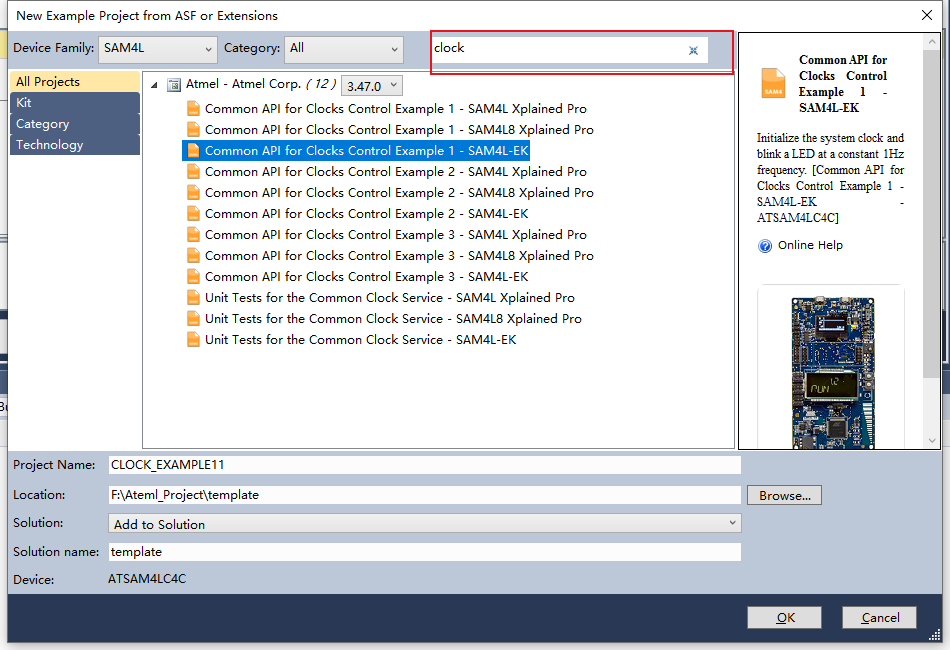 AtmelStudio 7 ASF库学习笔记一：新建工程、配置时钟、下载程序和查看官方例程-CSDN博客