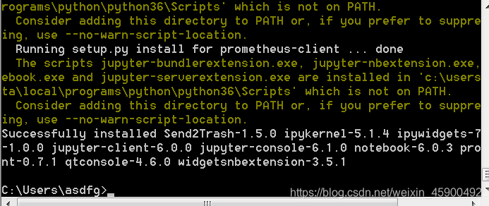 一招解决pip Install Jupyter爆红路径出错pip Install Jupyter报错前面红色后面蓝色 Csdn博客